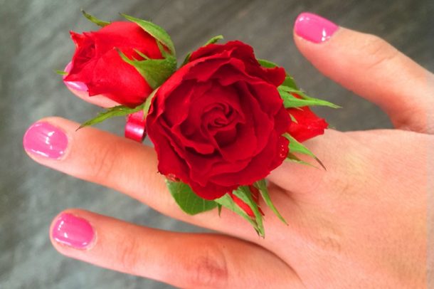 Prom Ring Finger Corsage Ideas 2021 - Sparkle Prom Blog